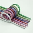 1 Pair Round Glitter Shiny Metallic Shoe Laces, 24 Colors Colorful ...