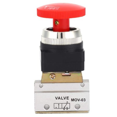 G1/8 Push Button Switch,2 Position 3 Way Compressed Air Pneumatic ...