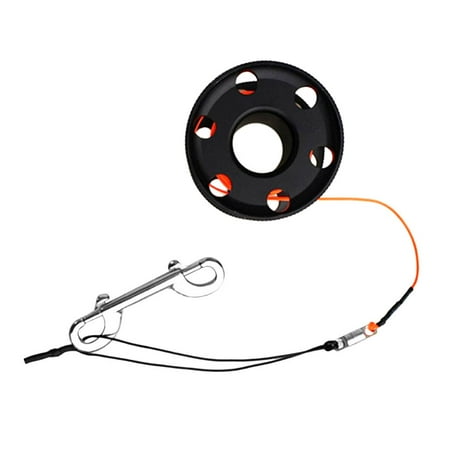 Scuba Diving Finger Spool Reel Stainless Steel Snap with 30m/100ft Cord ...