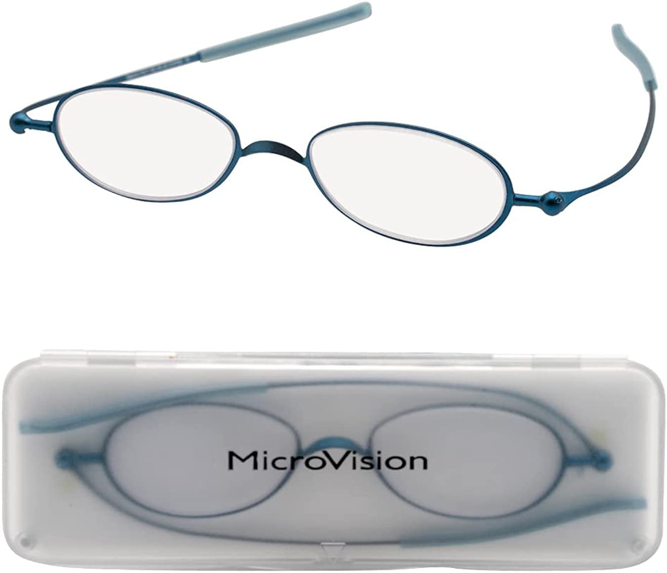 Microvision Optical Flat Fold Ion Reading Glasses With Patented Rolling ...