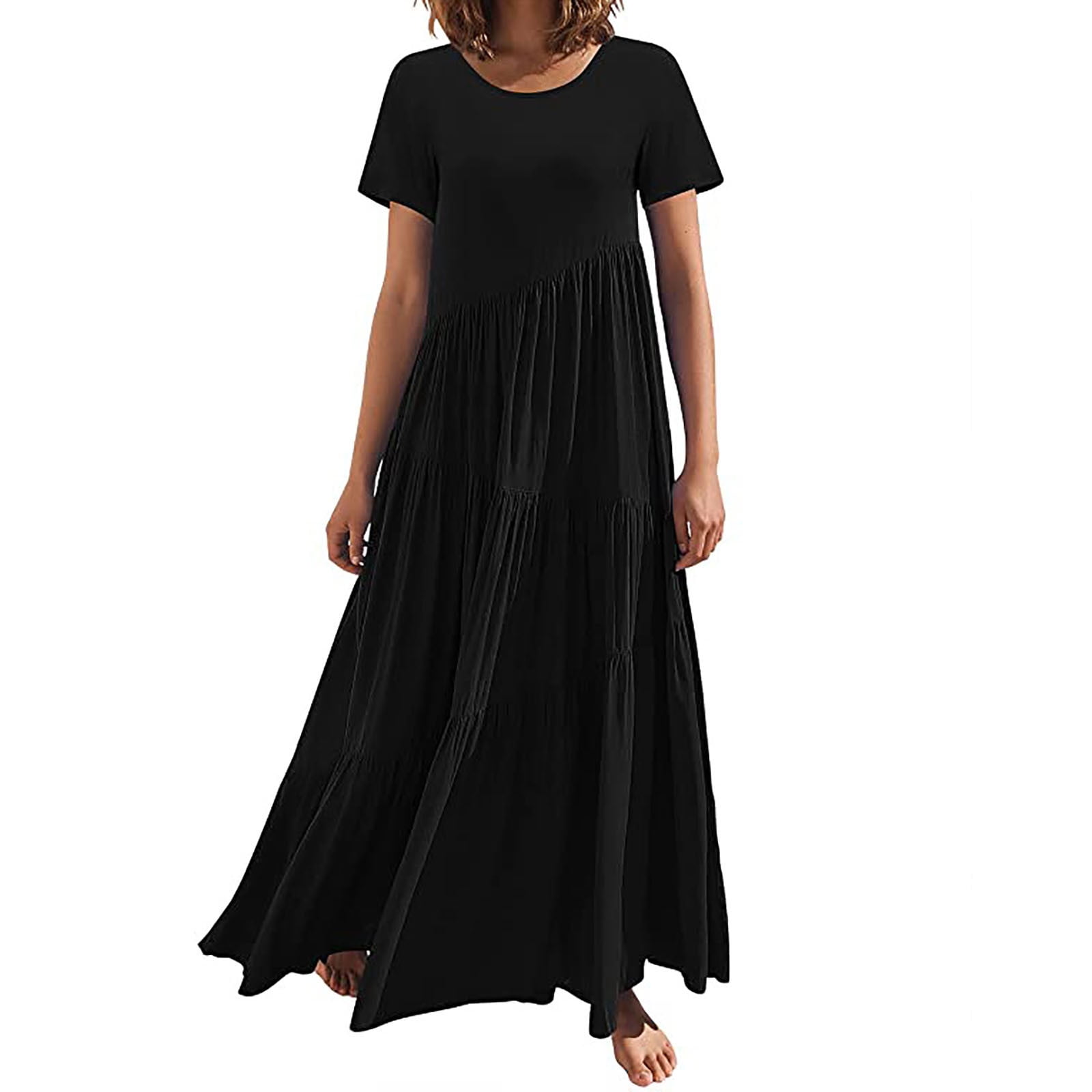 Click here for Lovzfmll Womens Summer Fashion Loose Long Dress Sh... prices