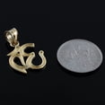 10k White Om/Ohm Pendant Necklace (22 Inches) - Walmart.com