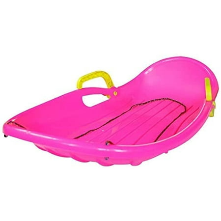 Sledge, Multicolor Heavy Duty Adults Kids Plastic Toboggan, Snow Fun ...
