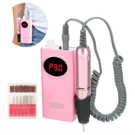 Nail Polisher, LCD Screen Light Weight Practical ABS Efficient Portable ...