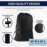 Ultra Essentials Laundry Bag with Strap, Heavy Duty, 30x40" XX-Large ...