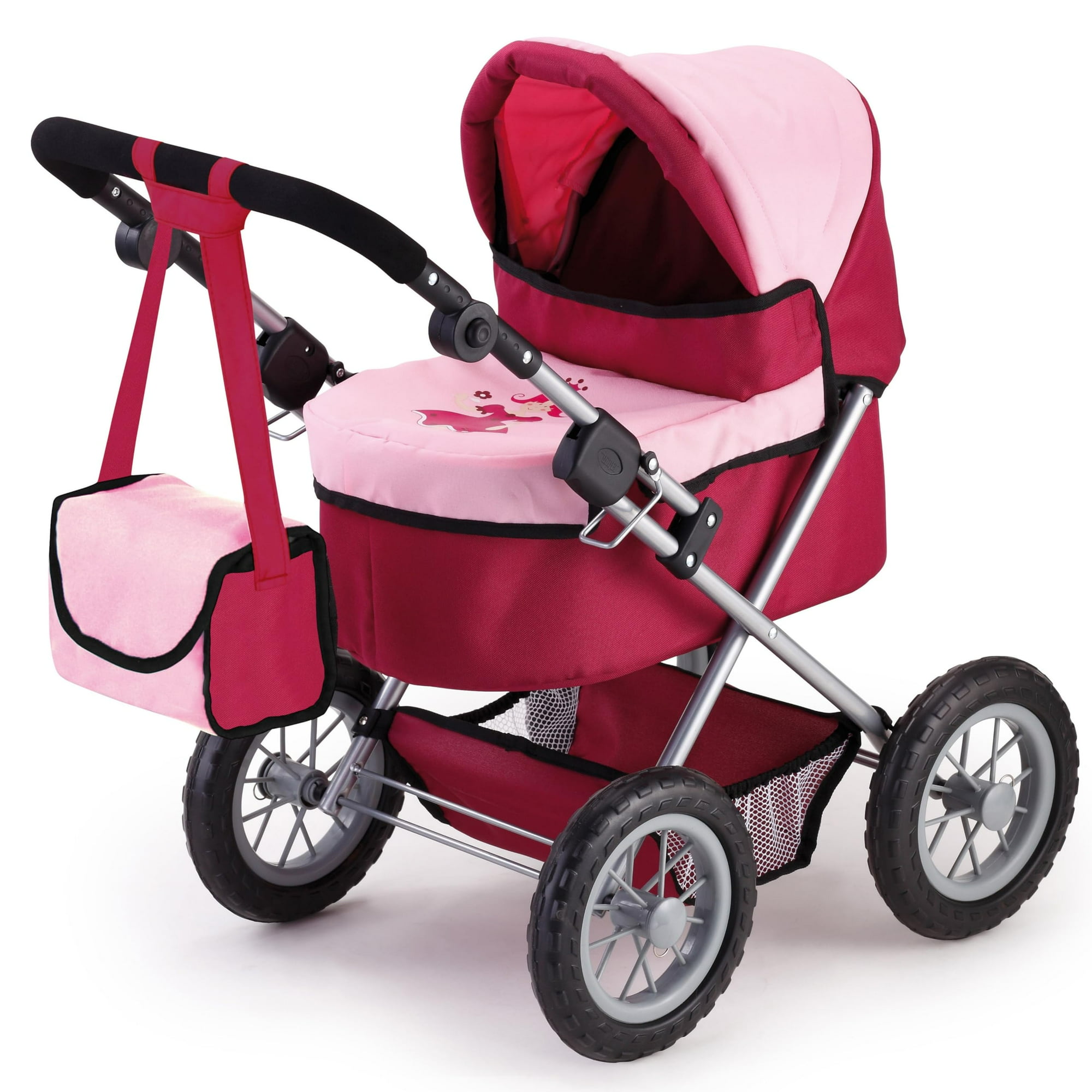 Click here for Bayer Design Baby Doll Trendy Pram - Bordeaux  Red... prices
