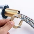 Brass C Type Tap Faucet Anti-loosing Nut Cap Fixing Fitting Kit Wash ...
