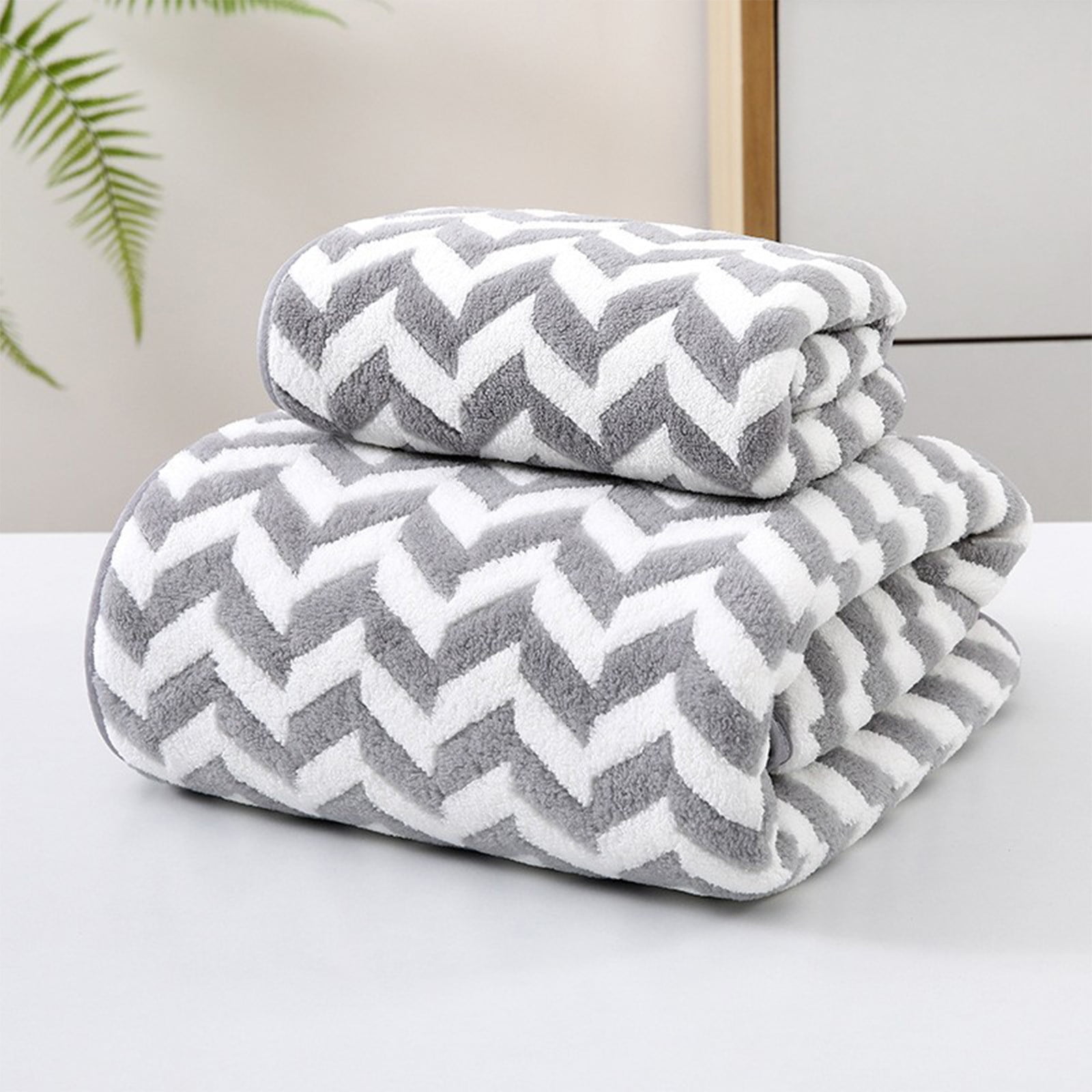 Click here for Amzcrzy Bathroom Towels Soft Linen 2 Pc Towel Set... prices