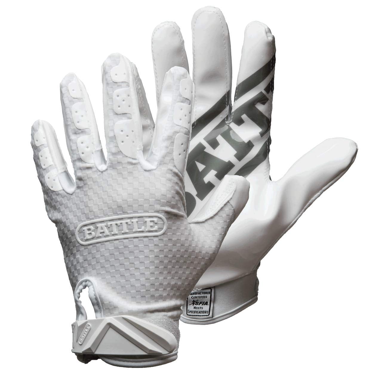 Click here for Battle Triple Threat Adult Receiver Gloves - Size... prices