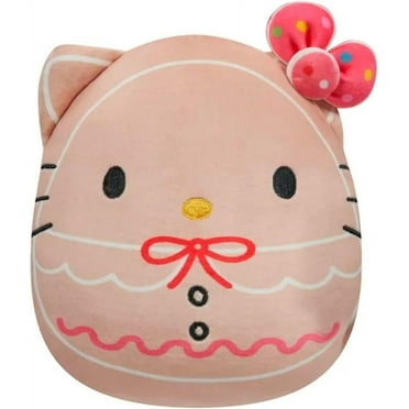 Squishmallow 6.5 Christmas Hello Kitty Gingerbread Ultra Soft Plush ...
