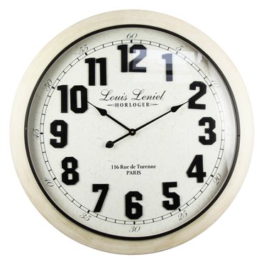 ORE International 18.5" Tall Plastic Decorative Wall Clock in Multi ...