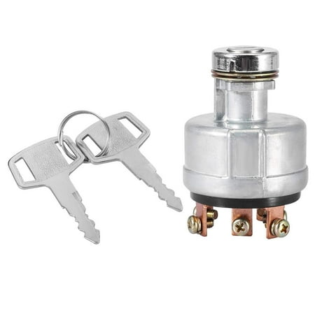 QUETO Ignition Switch, Waterproof Ignition Key Start Switch with 6 Pin ...