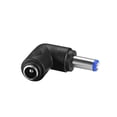 DC Power Connector 90 Degree Right Angle 5.5mm x 2.1mm Male to Female ...