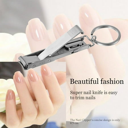 Stainless Steel Ultra-thin Foldable Hand Toe Nail Clippers Cutter With ...