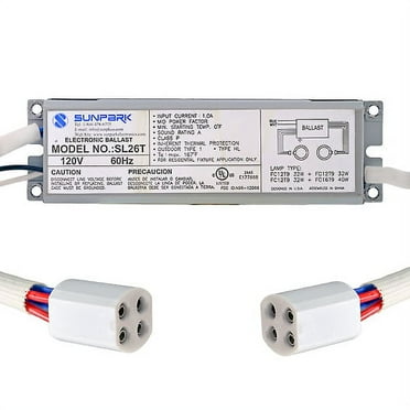 Sunpark LC12012 120v 22w FC8T9 circline lamp ballast with lamp holder ...