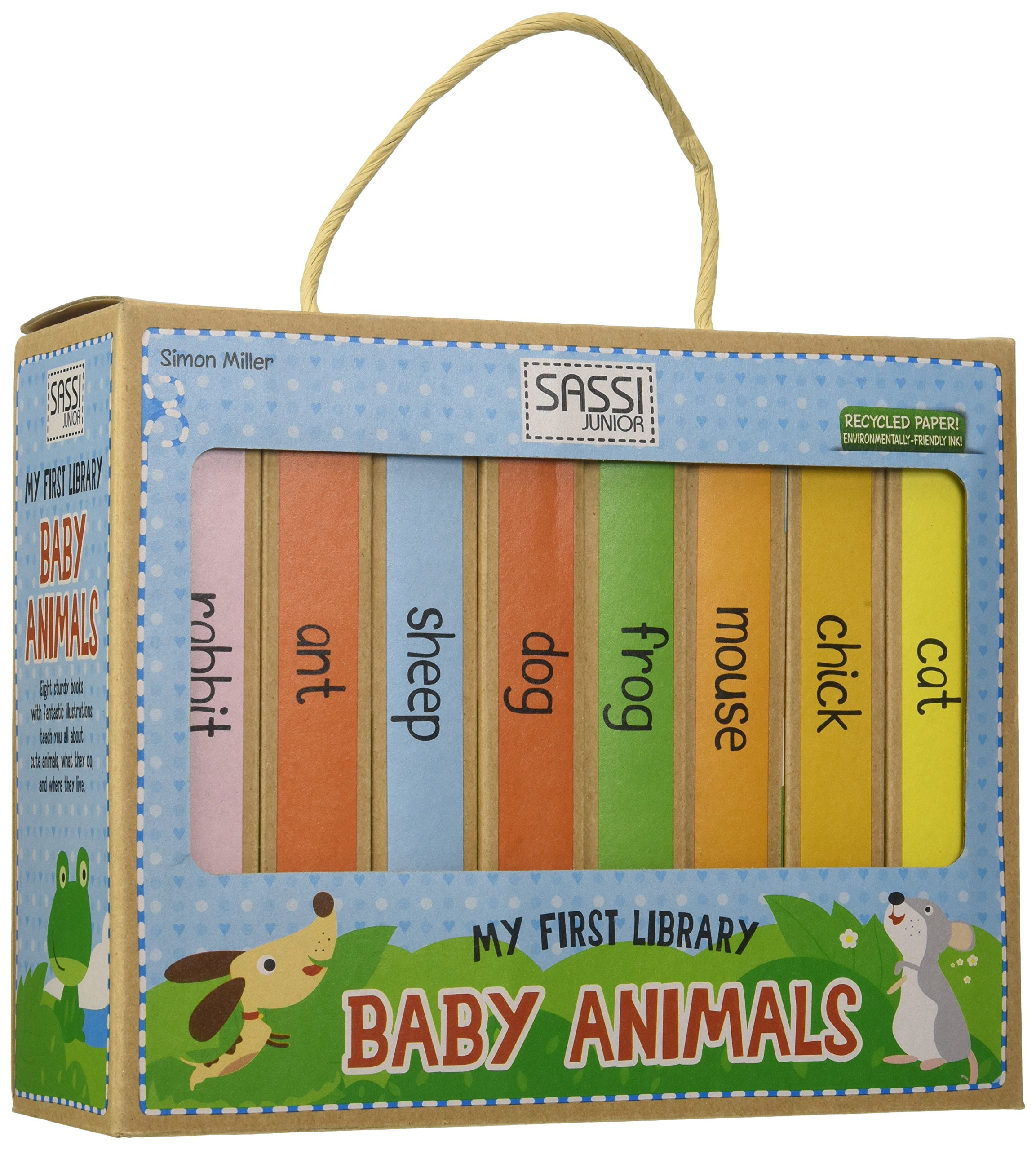 Sassi "My first Library Baby Animals" Books - Walmart.com