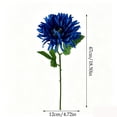 4th of July Artificial Red White Blue Flower Branch - Simulated Floral ...