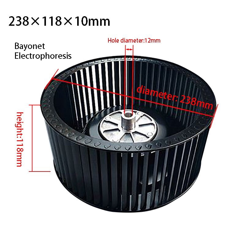 High pressure centrifugal wind wheel plastic wind wheel for Multi ...