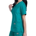 ScrubZone by Landau Women's Plus V-Neck Scrub Top, Style 70221 ...
