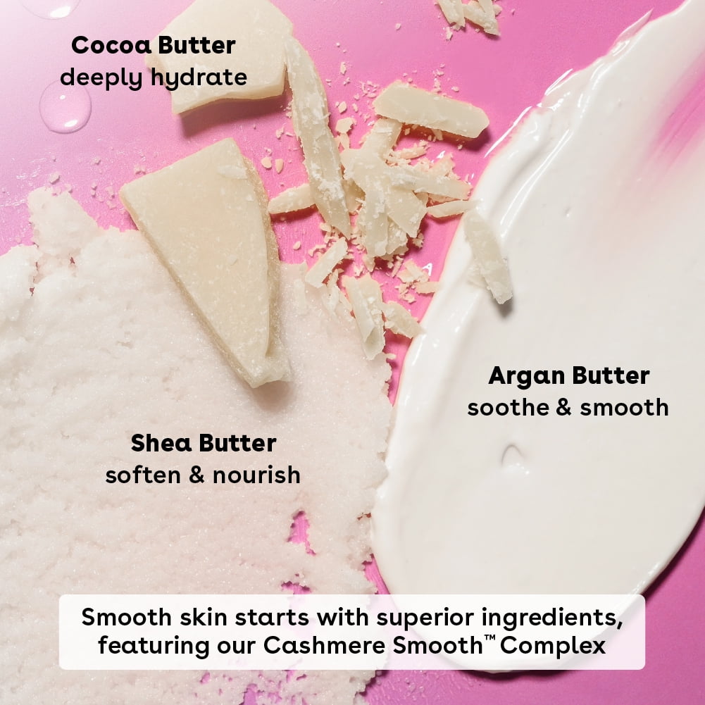 Eos Cashmere Skin Collection- Pre-Shave Body Scrub, Vanilla Cashmere ...