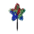 22" Large Artificial Five-Pointed Star Shaped Patriotic Topiary Tree ...