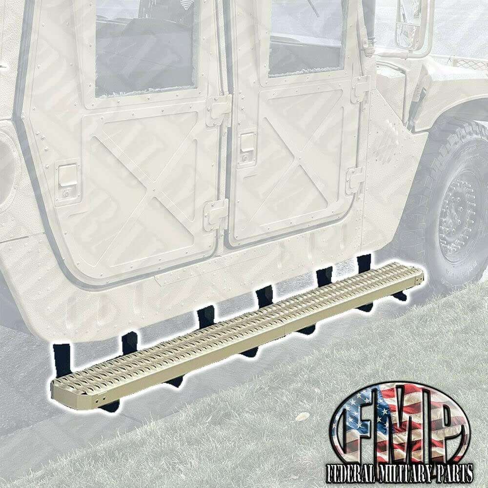 Tactical Running Boards + Brackets + Hardware -Unpainted Aluminum ...