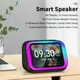 AI Smart Alarm Clock with Wireless Speaker & RGB Light - Walmart.com