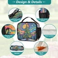 ALAZA Chritstmas Tree Oil Paint Insulated Lunch Box Lunch Bag Cooler ...