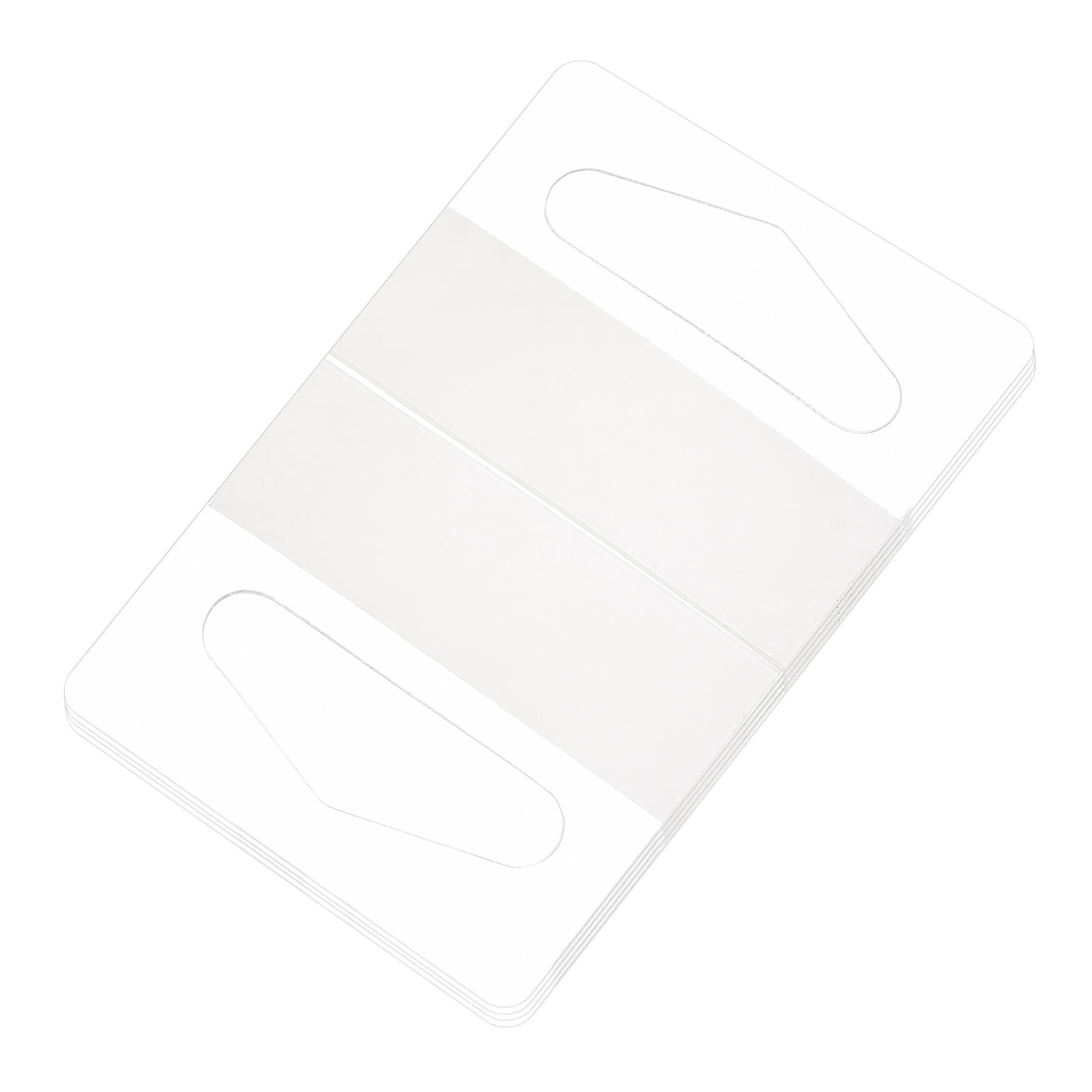 Uxcell Clear Self Adhesive Hang Tab Hook, 40x32mm Plastic Display ...