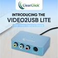 ClearClick Video to USB Lite - AV & S-Video USB-C Capture Device ...