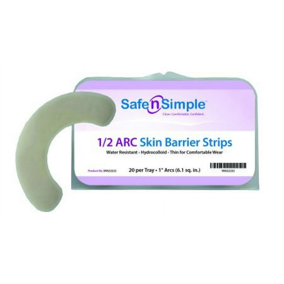 Inject-Safe Sterile White Round Injection Barrier Strip Bandages, 1.375 ...