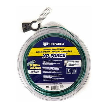 Husqvarna Titanium Force Trimmer Line, 0.095" x 200 ft, Silver, Co ...