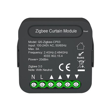 HEIBIN Qs-zigbee-cp03 Tuya Zigbee Intelligent Curtain Swtich Module Home Curtain Modification ...