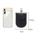 ZAROYEAX Fiber Texture RFID Blocking Key Organizer Durable ...