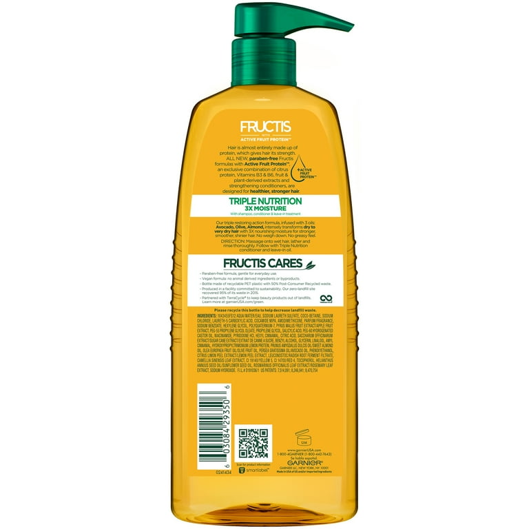 Garnier Fructis Shampoo Triple Nutrition