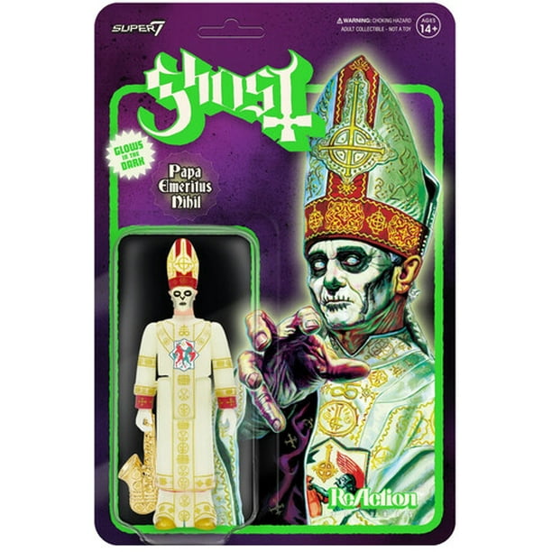 Ghost - Super7 - Ghost ReAction - Papa Emeritus Nihil (Glow-in-the-Dark ...