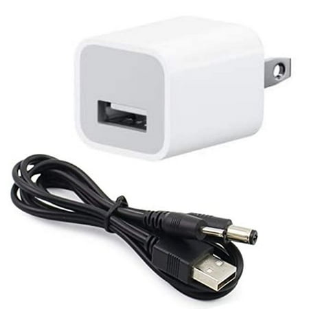 UPBRIGHT5V AC/DC Adapter USB Splitter Cable Dual Charging Cord ...