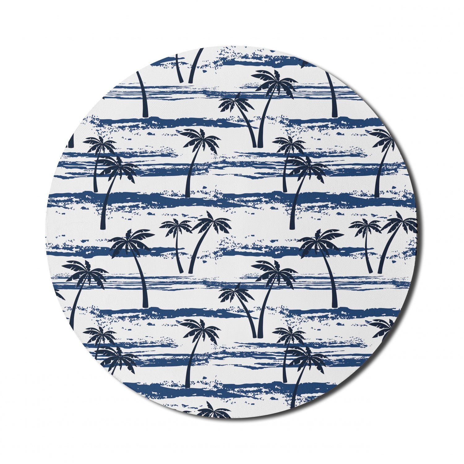 Palm Tree Mouse Pad for Computers, Pattern Sea Summer Romantic Beach ...
