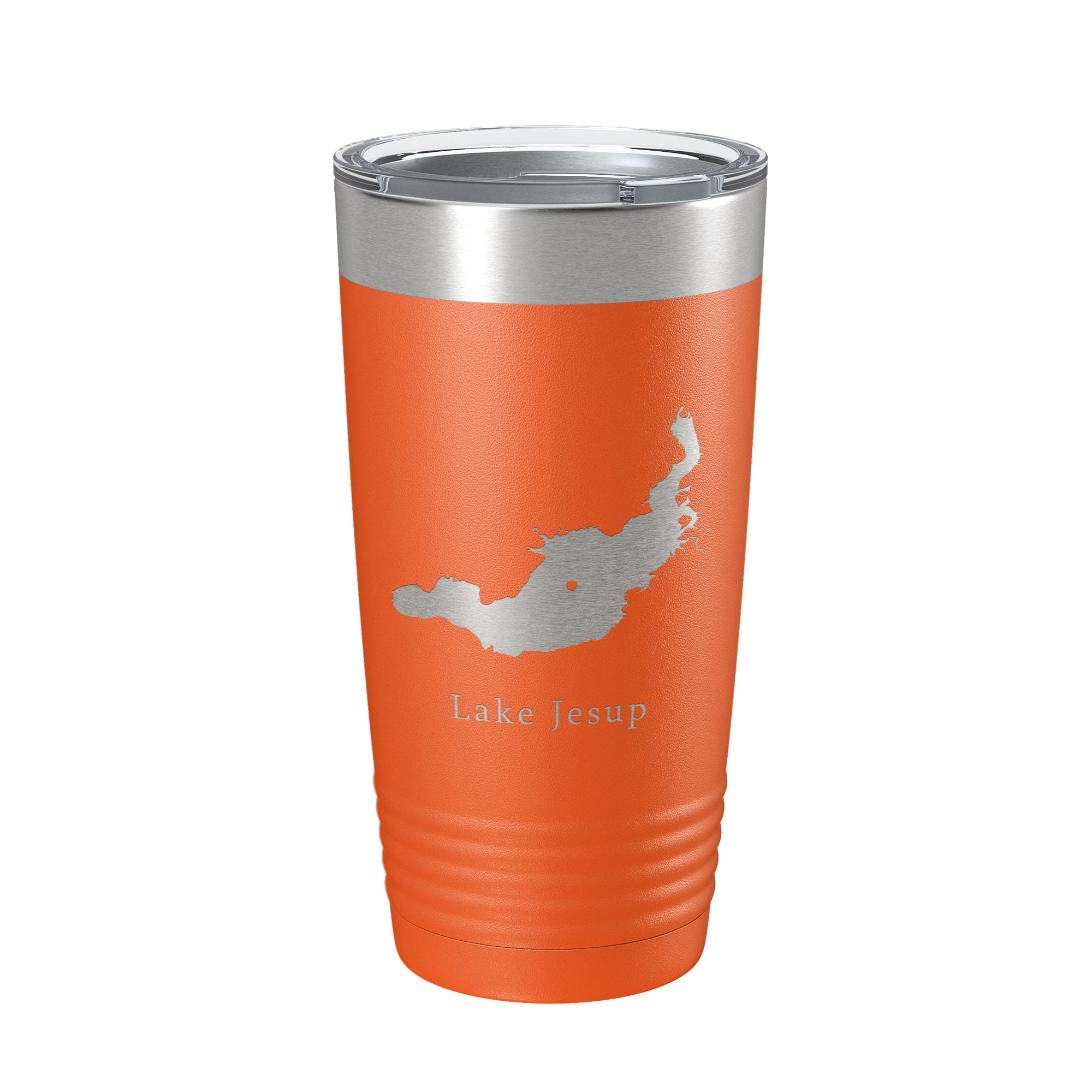 Lake Jesup Map Tumbler Travel Mug Insulated Laser Engraved Coffee Cup ...