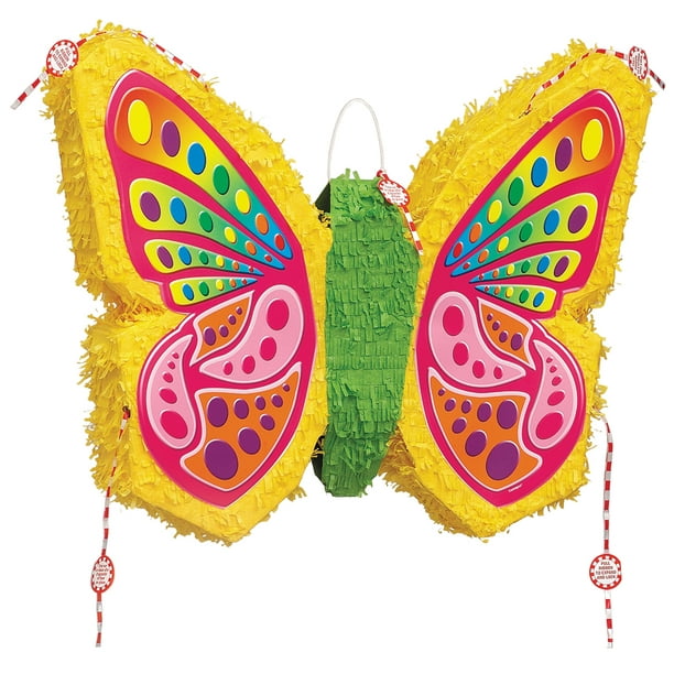 Colorful Butterfly Pinata, 23 x 19in - Walmart.com - Walmart.com
