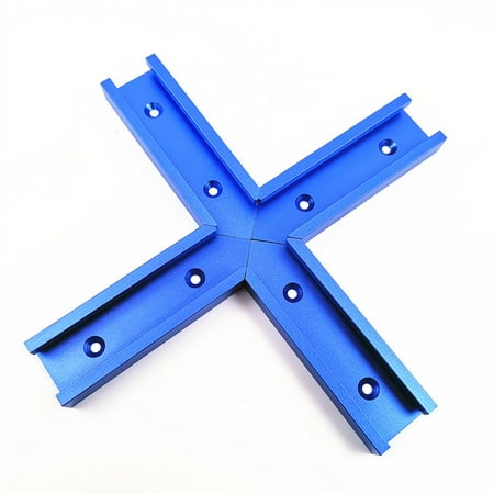 TILIYHELLO Blue T-Track Connector T-Slot Miter Track Jig Mounting Slot ...