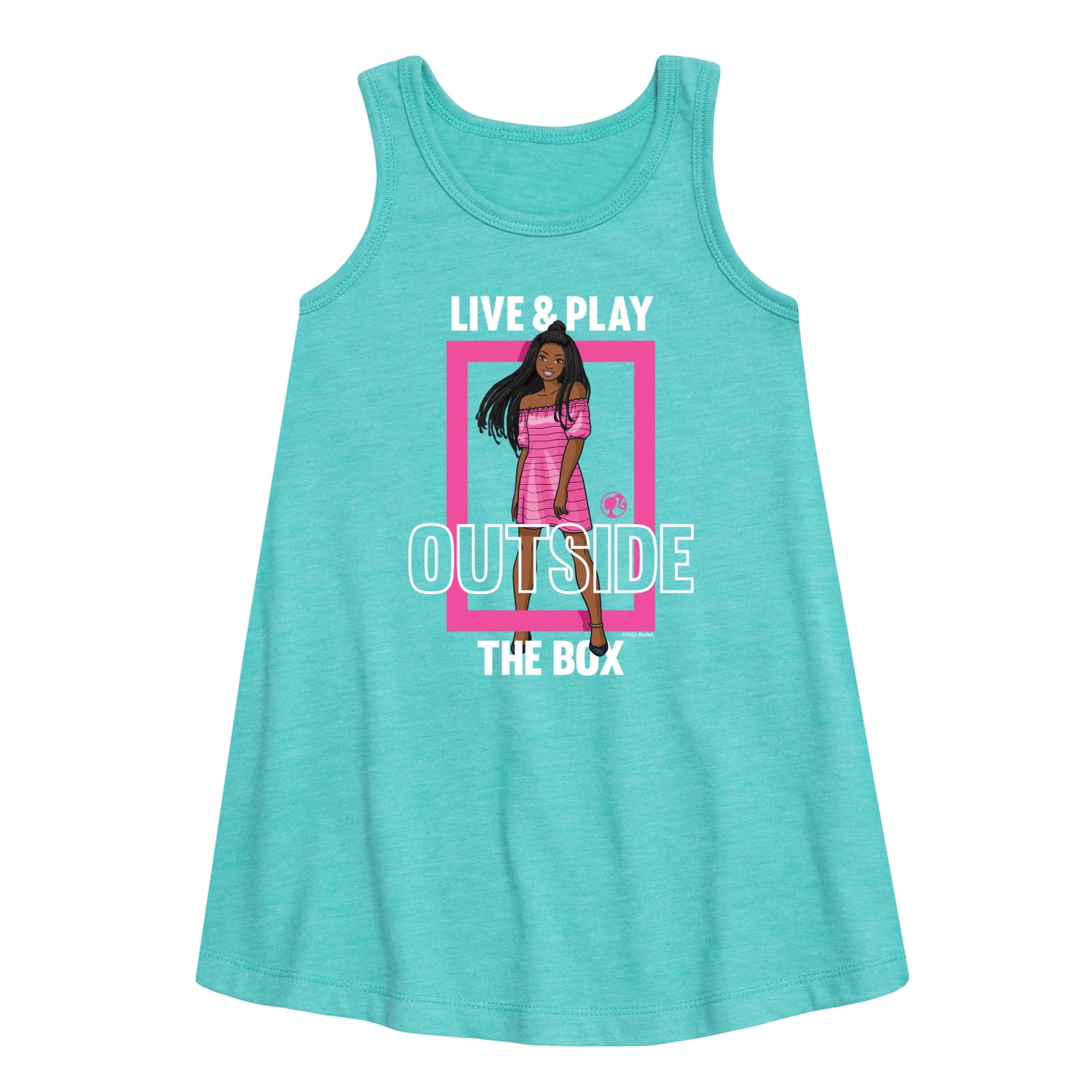 Barbie - Live & Play Outside the Box - Toddler and Youth Girls A-line ...