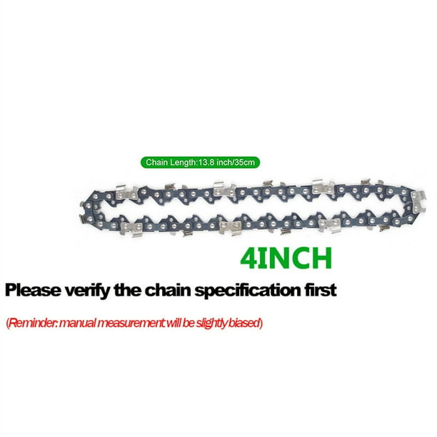 Universal 4 Inch Cordless Chainsaw Gardening Power Tool Chain ...