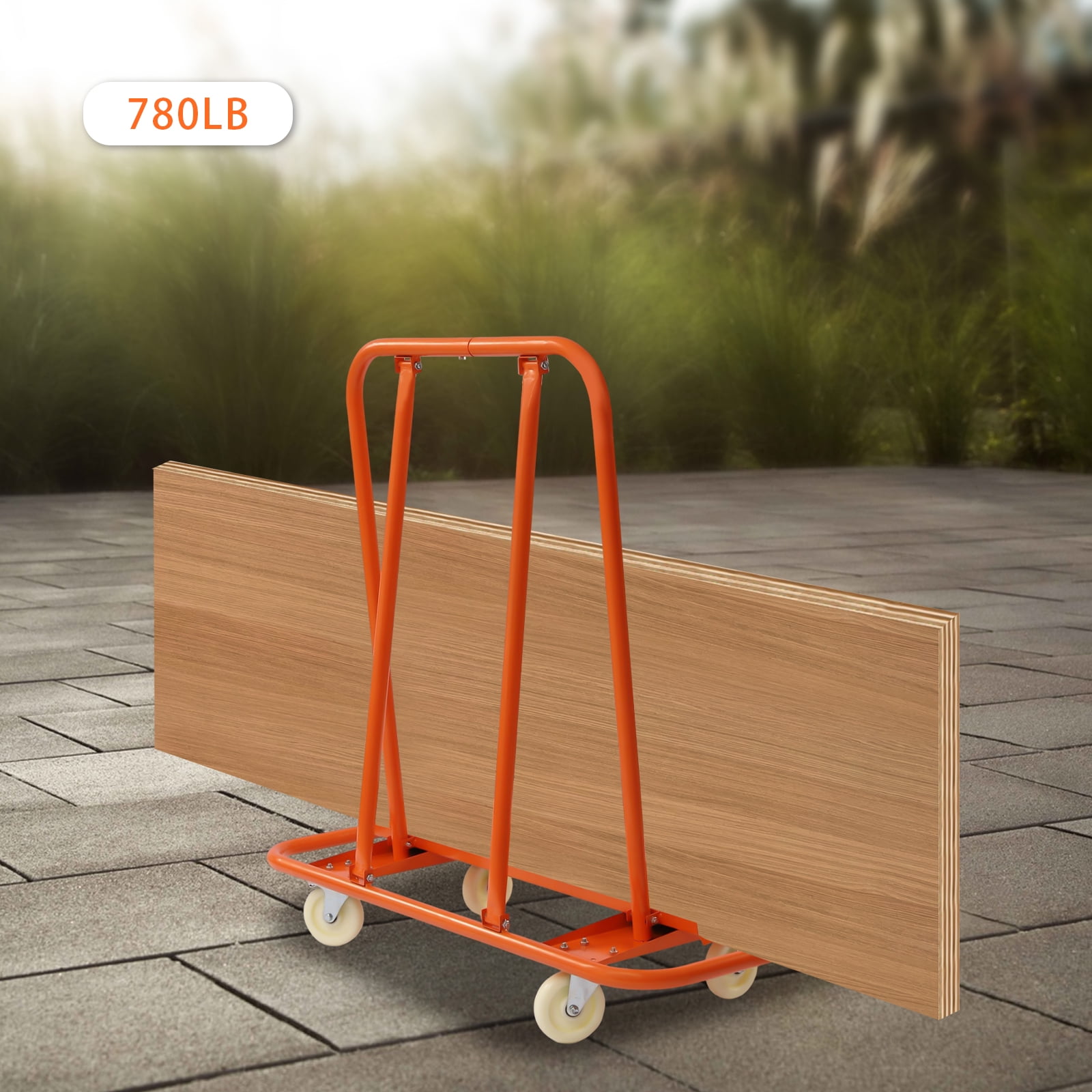 Miumaeov Drywall Cart, Drywall Cart Dolly with Four Swivel Casters ...