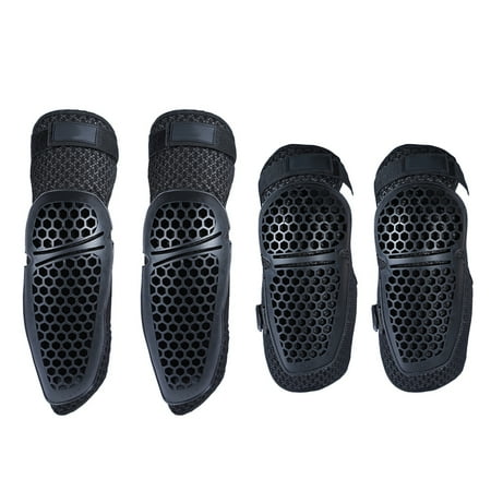 Universal a Pair of Adult Knee Brace and a Pair of Elbow Guards Bike ...