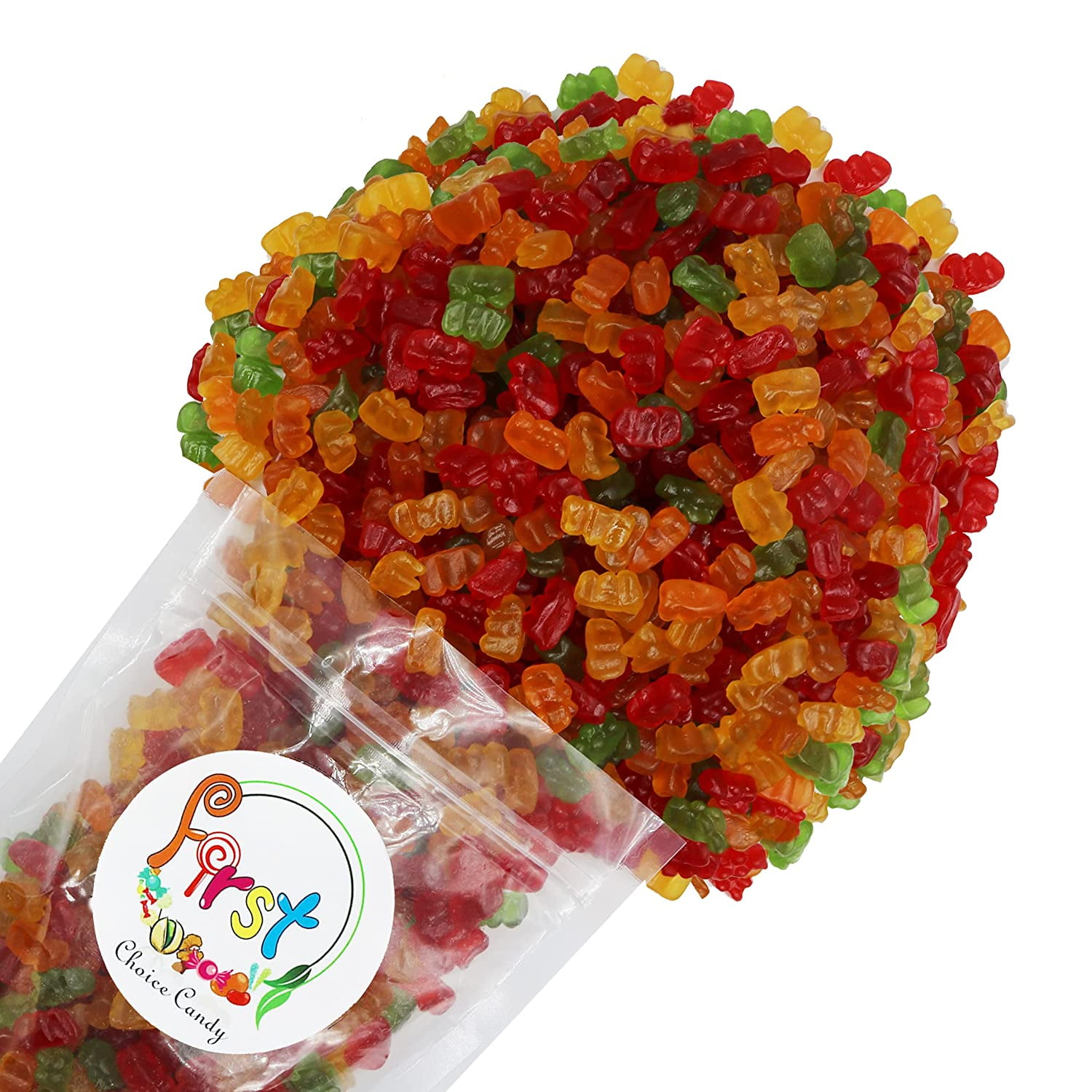 FirstChoiceCandy Mini Gummi Bears Mix Gummy Cubs (2 Pound) - Walmart.com