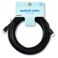 onn. 25' HDMI Cable, Black - Walmart.com