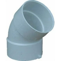 Genova Products 45 Degree PVC Elbow - 6 In, PVC, 45 Degree Elbow ...
