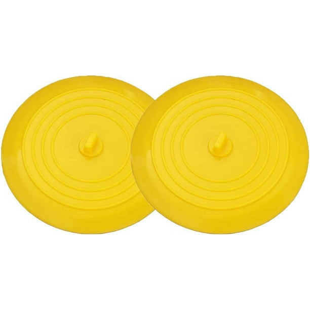 2 Pack Tub Stopper Silicone Suction Cover Drain Plug for Bathroom ...