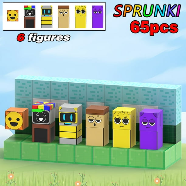 MOC Incredibox Sprunki bloques magnéticos juego de música 8 figuras ...